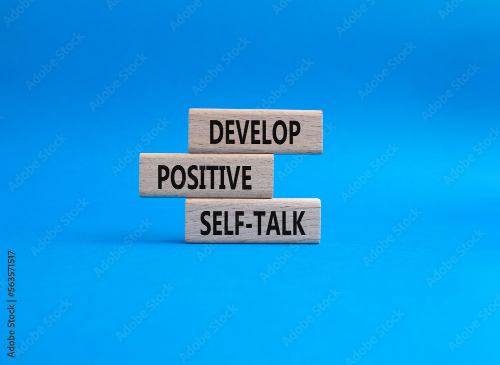 Develop positive self-talk symbol. Concept words Develop positive self ... Develop positive self-talk symbol. Concept words Develop positive self ...