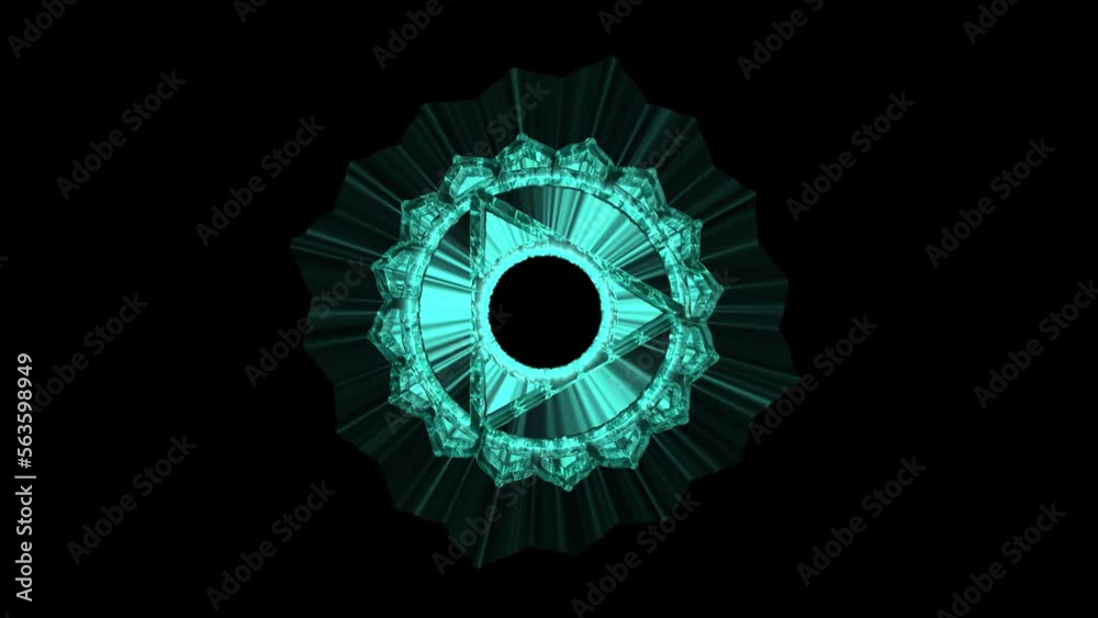 Throat chakra crystal explosion particles animation spiritual kundalini ...