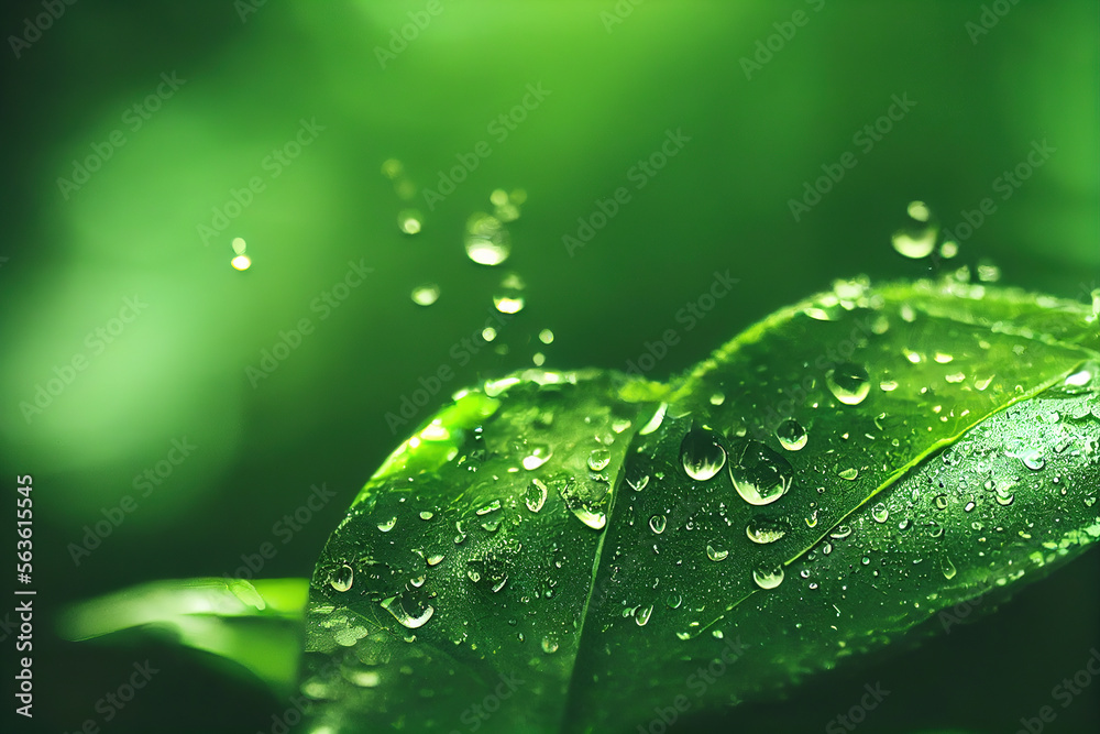 Green leaf background close up view. Nature foliage abstract of leave ...
