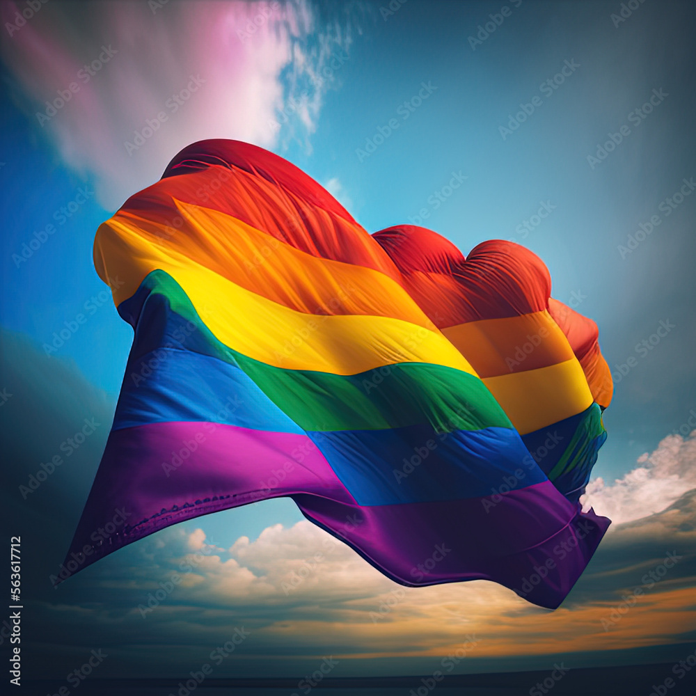 The Rainbow Flag: A Symbol of Unity and Empowerment Image created with ...