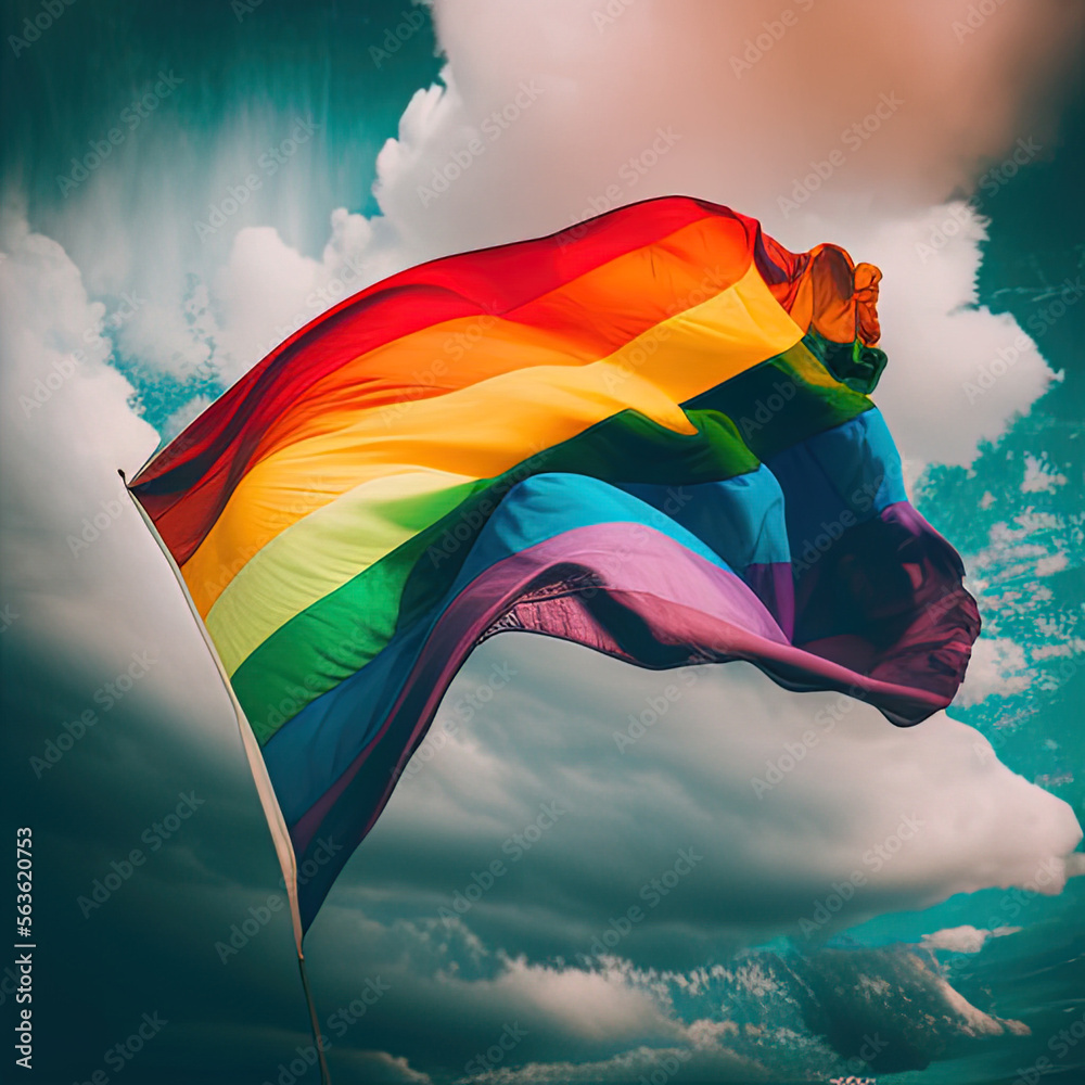 The Rainbow Flag: A Symbol of Progress and Empowerment Image created ...
