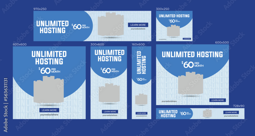 Morden and creative corporate business web banner template design ...