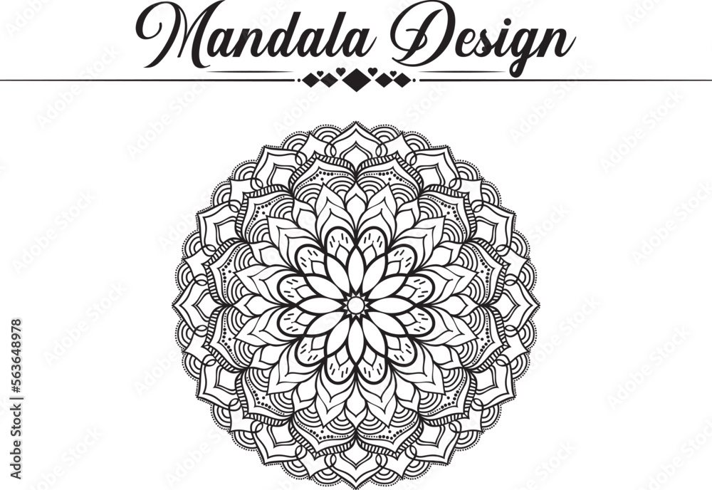 Mandala Wallpaper Design, background Mehndi, Tattoo, Decoration ...