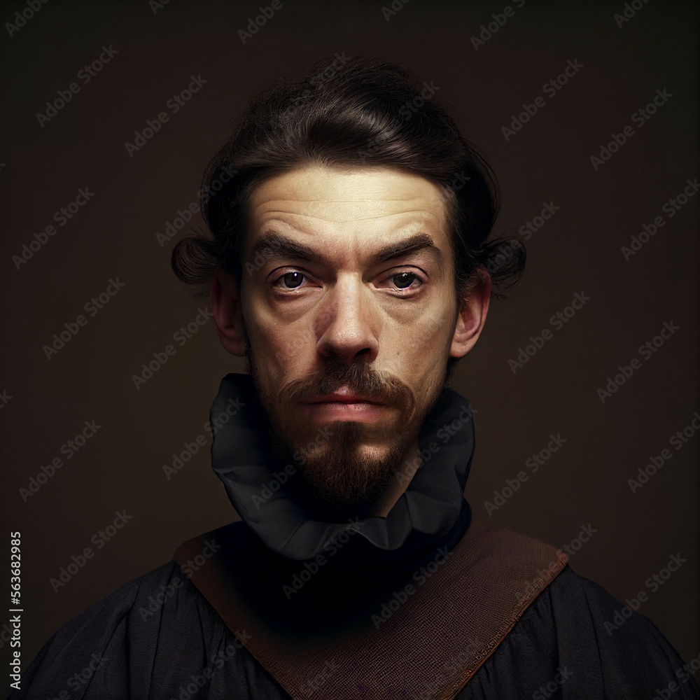 Sinister Man Serious Bureaucrat Strong Noble Character Gothic Hair ...