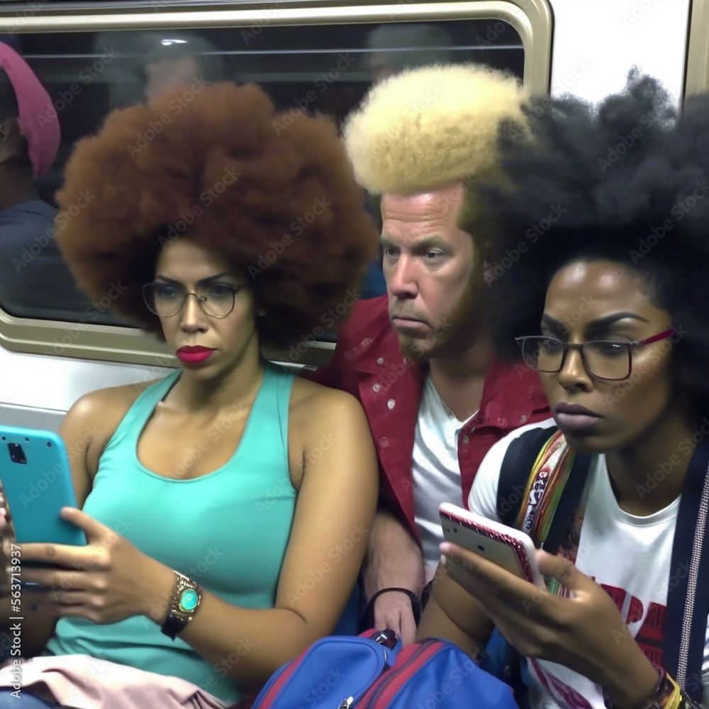 Concepto gente joven absorta en las nuevas tecnologías , absortos ...