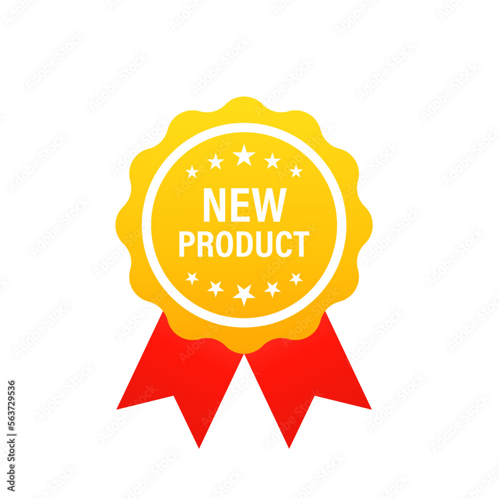 New product label. new product green band sign. new product. new ...