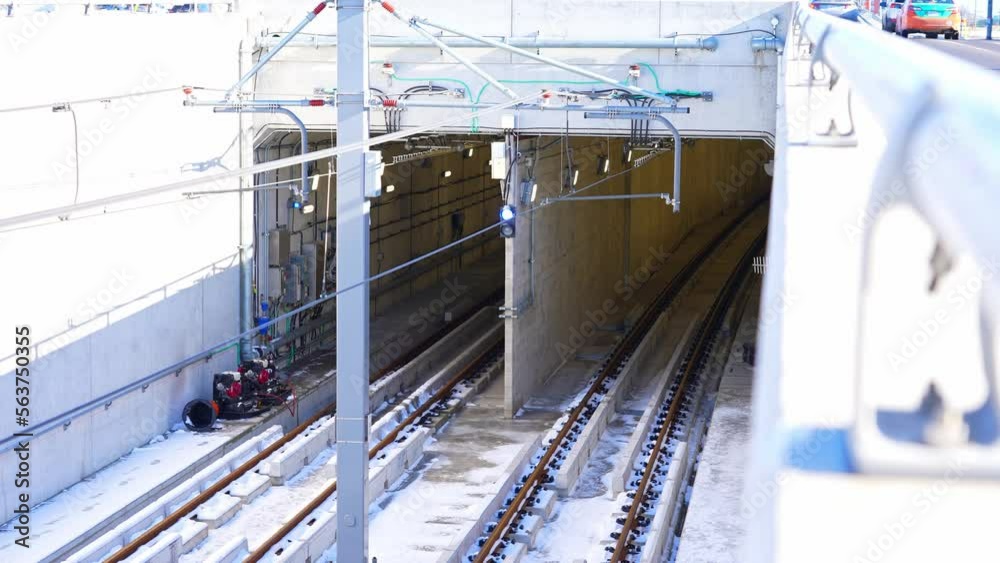 Eglinton Crosstown Light Rail Transit LRT tunnels, public ...
