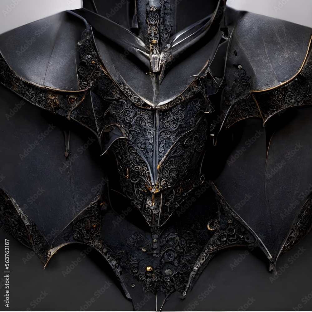 male gothic dragon slayer final fantasy armor normal map texture flat ...