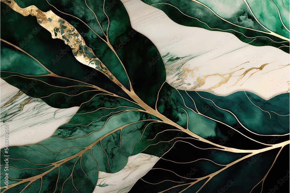 Green And Gold Wallpaper