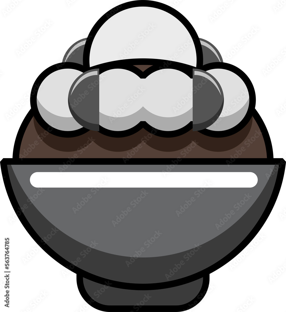 bingsu png graphic clipart design Stock Illustration | Adobe Stock
