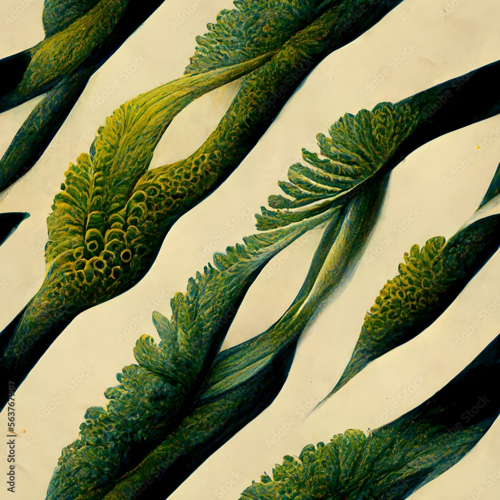 vintage botanical drawing fern fronds fern foliage wallpaper fractal ...