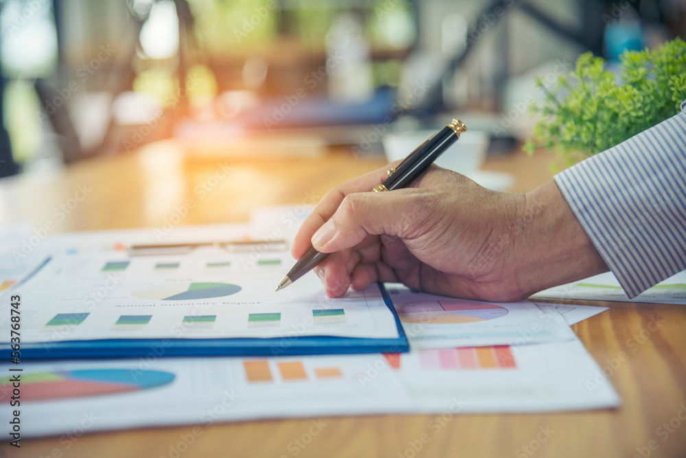 Excel stat spreadsheet business analytics graph statistic with graph ...