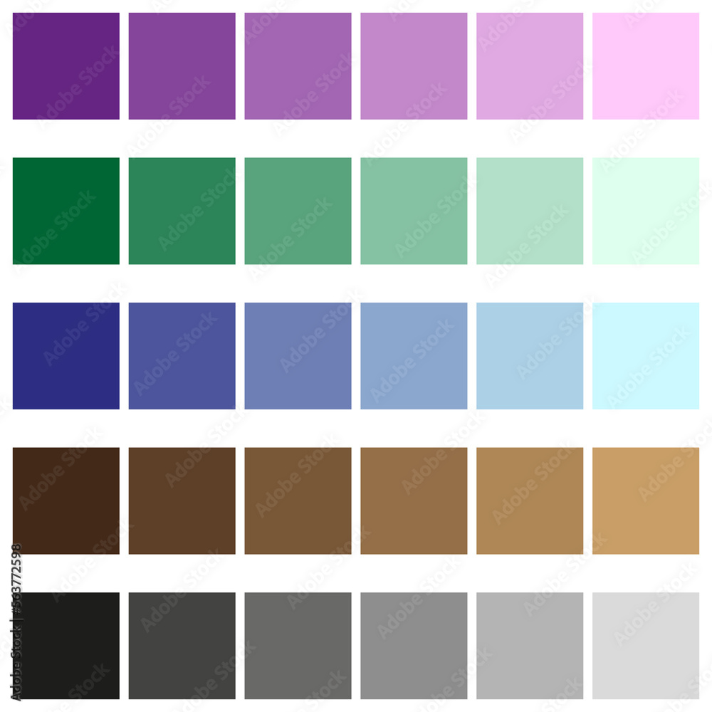 Color palette squares. Color palette. Vector illustration. Stock Vector ...