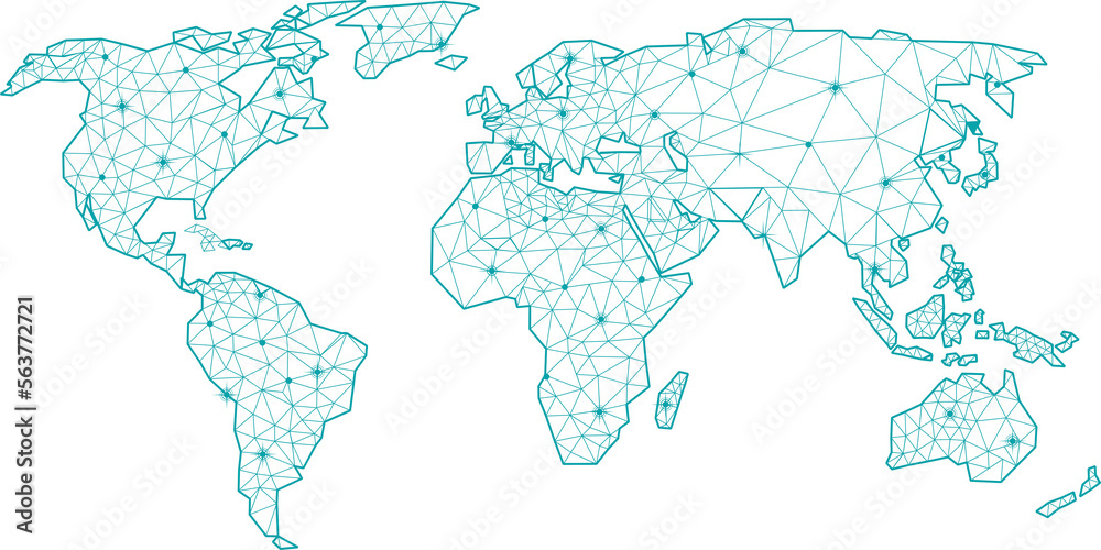 Map world png set collection graphic clipart design Stock Illustration ...