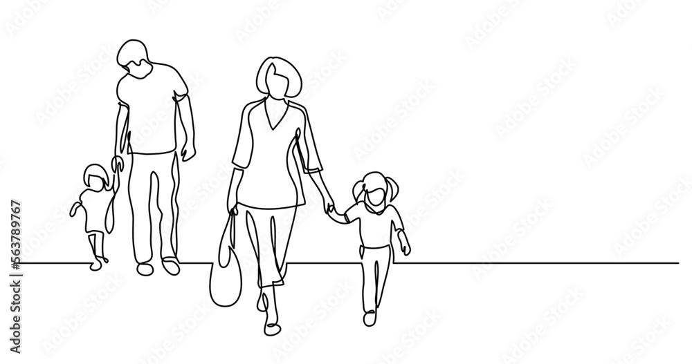 continuous line drawing vector illustration with FULLY EDITABLE STROKE ...
