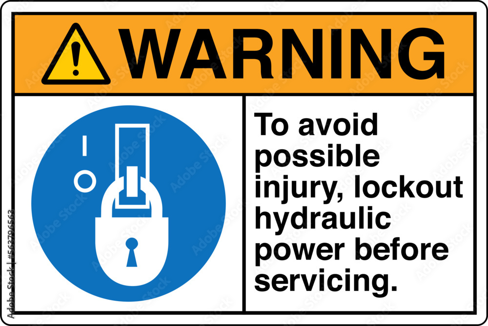 Safety Sign Marking Label Symbol Pictogram Standards Warning To avoid ...