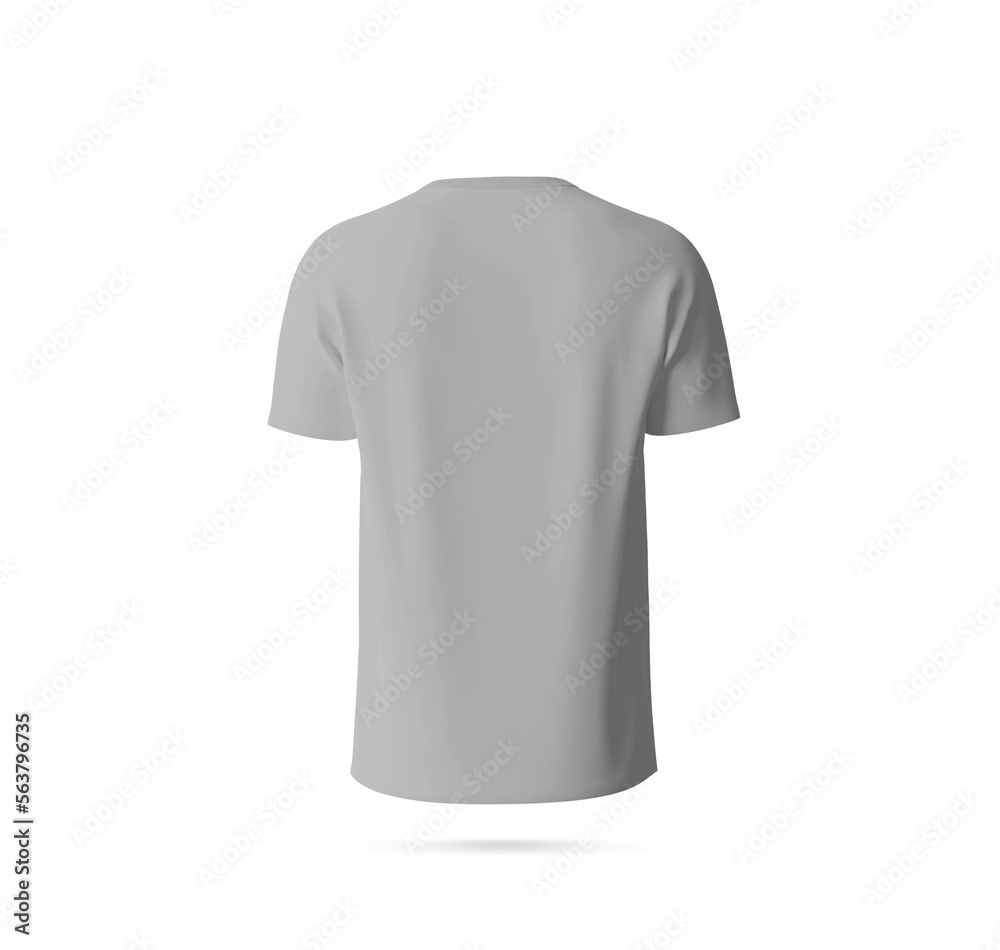 Back Side T-Shirt mockup template, copy space for your logo or graphic ...