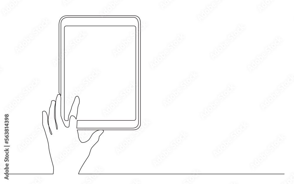 continuous line drawing vector illustration with FULLY EDITABLE STROKE ...