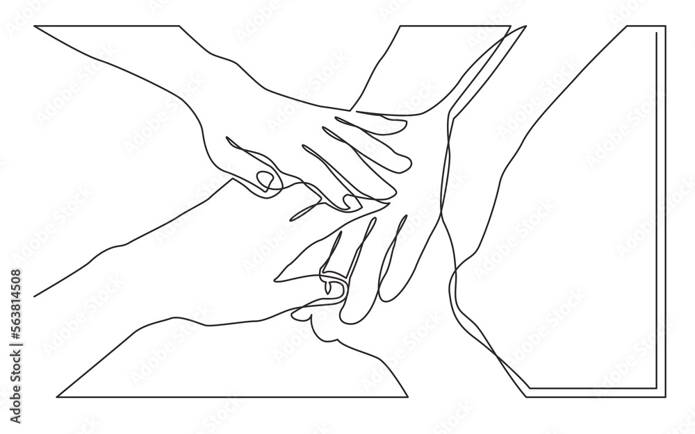 continuous line drawing vector illustration with FULLY EDITABLE STROKE ...