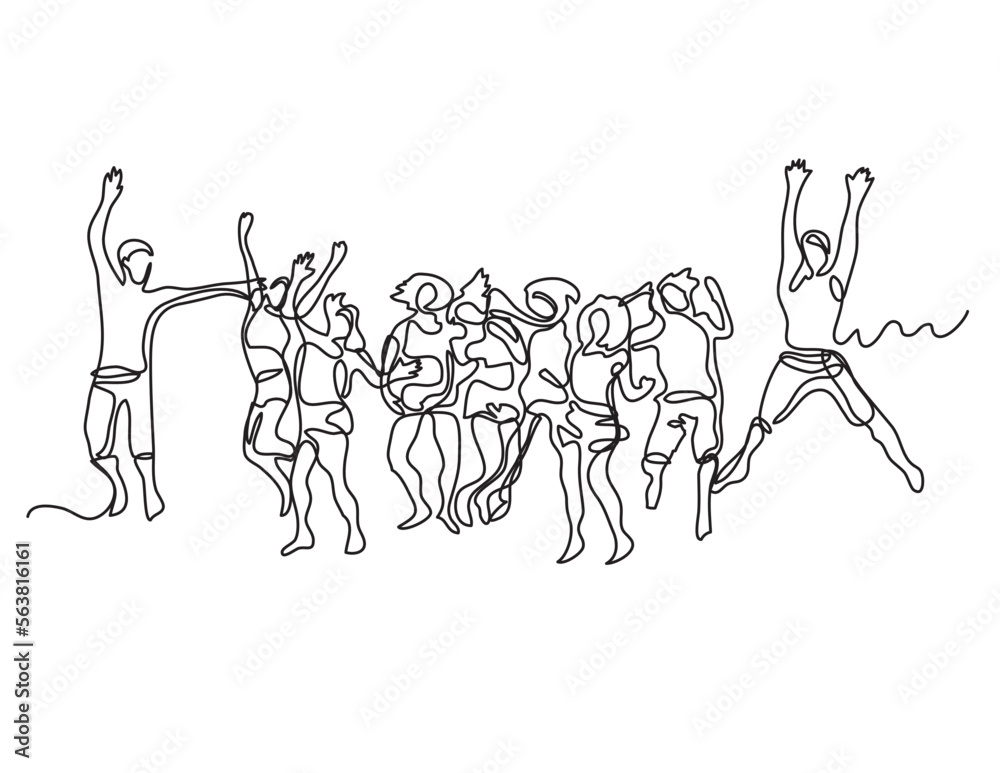 continuous line drawing vector illustration with FULLY EDITABLE STROKE ...