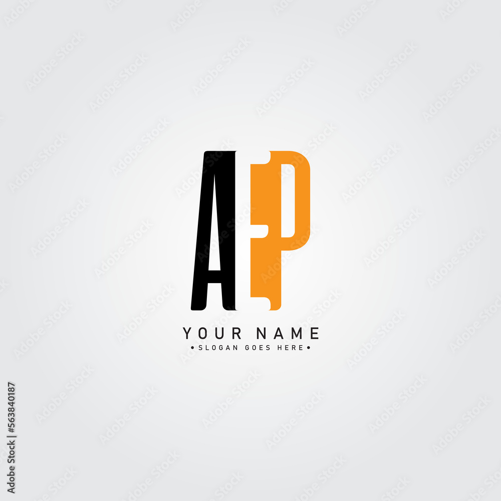 Initial Letter AEP Logo - Simple Monogram Logo for Initials A, E and P ...