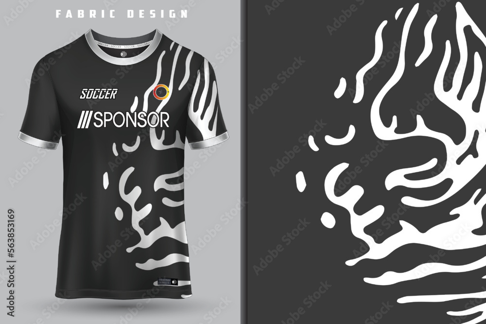 Sports jersey design for sublimation Stock Vector | Adobe Stock