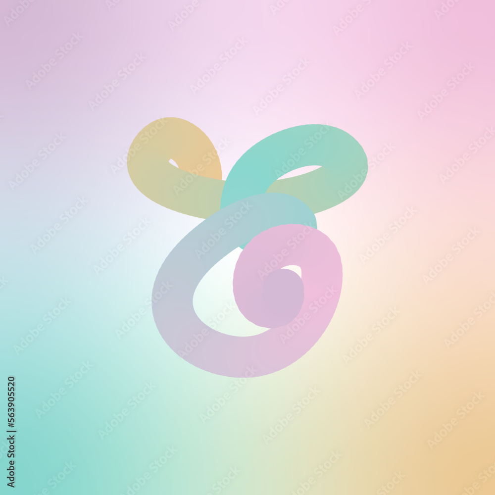 Vecteur Stock E logo, Gradient background with E alphabet, E letter ...