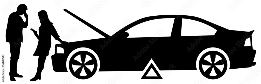 Car Breakdown icon, Repair of a broken car SVG, Car repair SVG, Broken ...