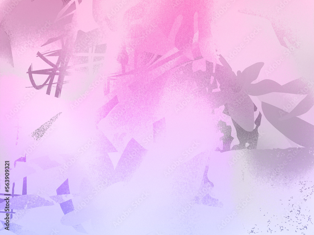 Digital noise gradient background with flowers. Nostalgia, vintage ...