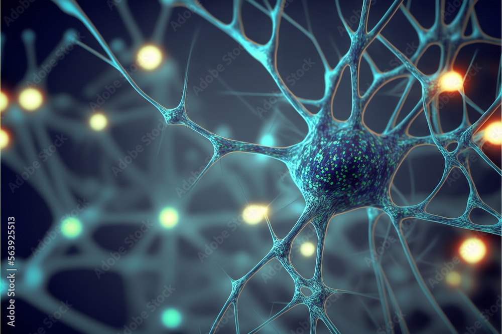 Synapses, Neural Network, Nerve System, Nervous System Stock ...