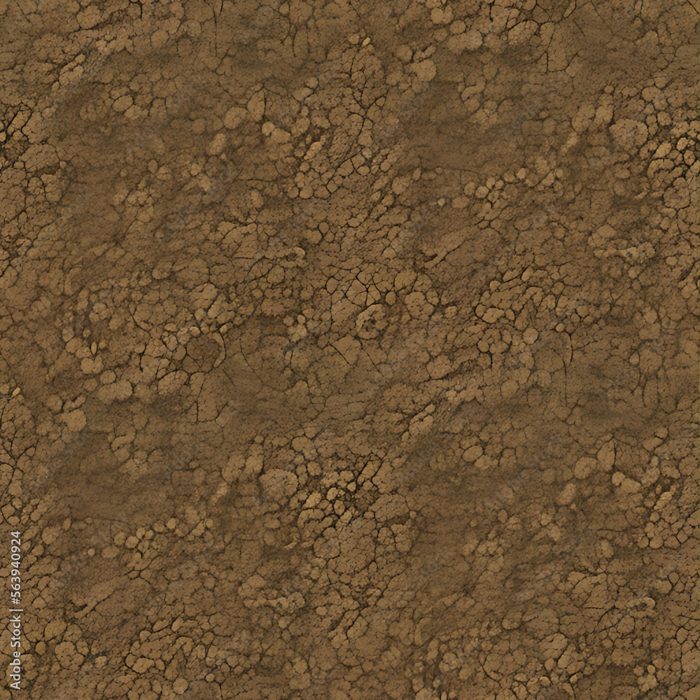 Textura de terreno con tierra estilo cartoon sin costura (seamless ...
