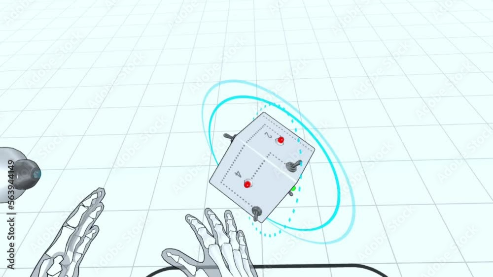 Virtual reality game with realistic physics, hand tracking and total ...