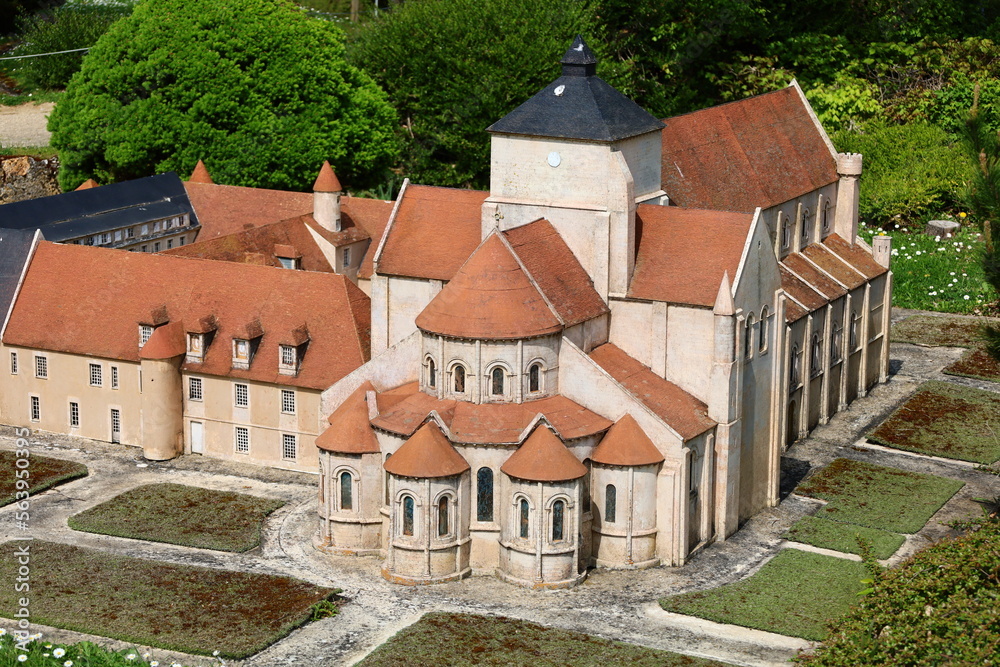 View on a monument in France Miniature which is a miniature park ...
