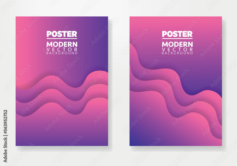 Abstract Poster Template. Brochure and letterhead template design for ...