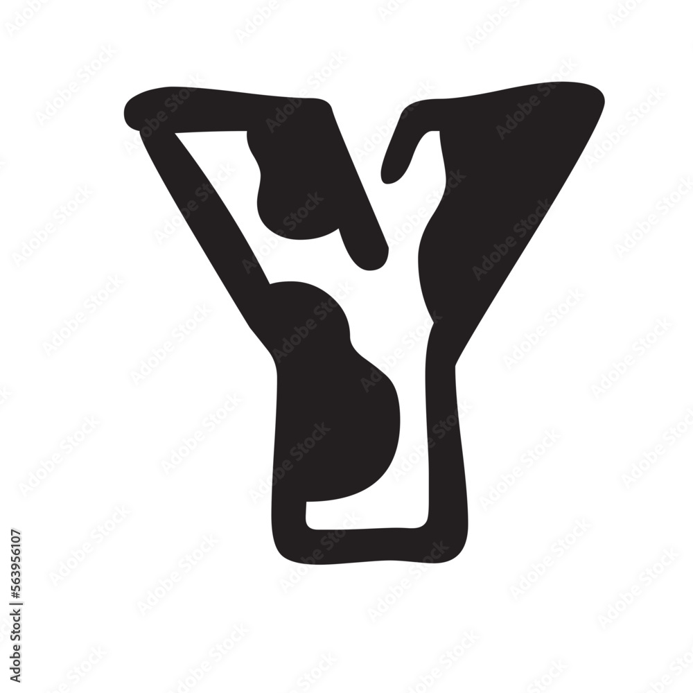 Vektorová grafika „cow print font svg, cow pattern half print font ...