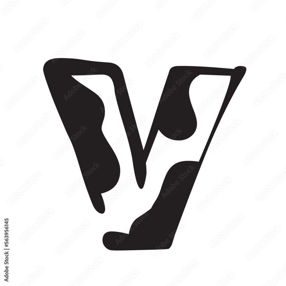 cow print font svg, cow pattern half print font letters alphabet svg ...