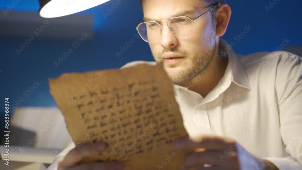 The serious historian who studies the historical letter written in the ...
