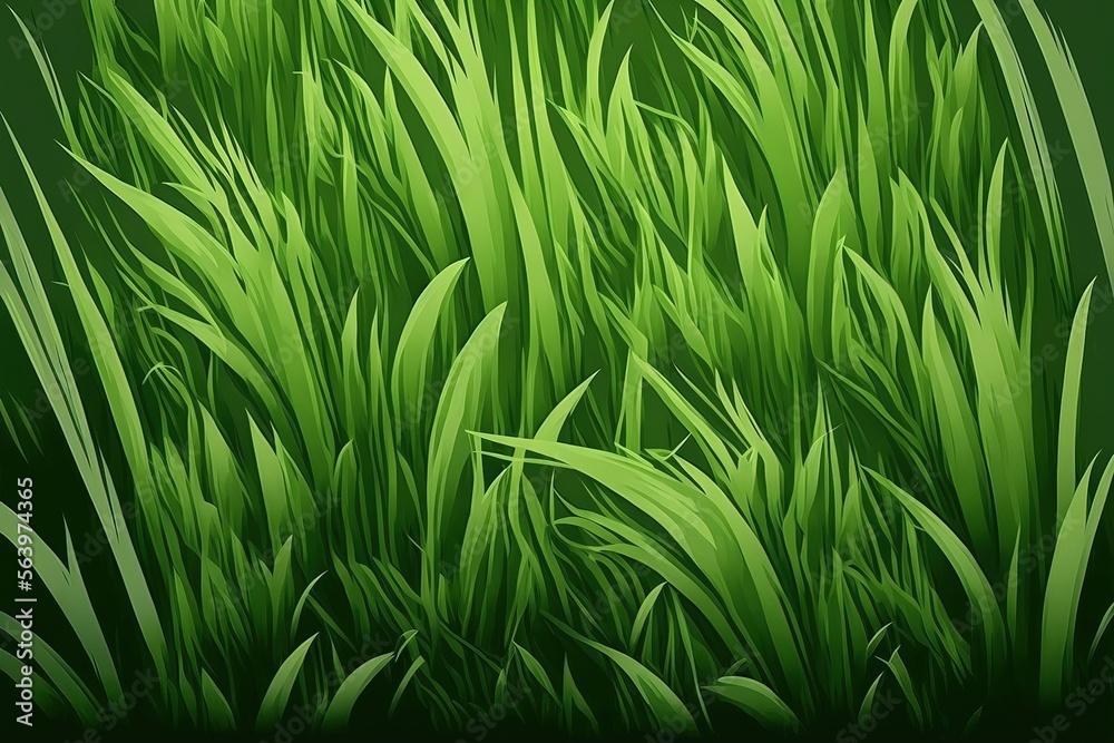 texture végétale, herbe en fond et arrière plan vert Stock Illustration ...