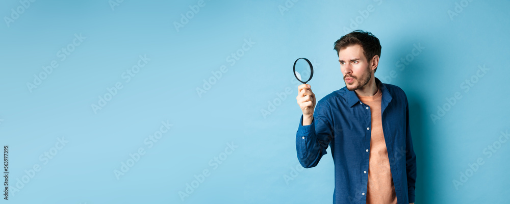 Man Searching For Something