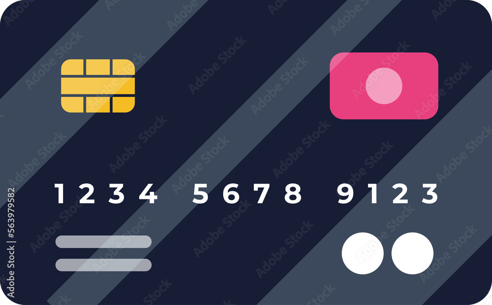 Debit credit card payment confirmation,invoice vector illustration in ...