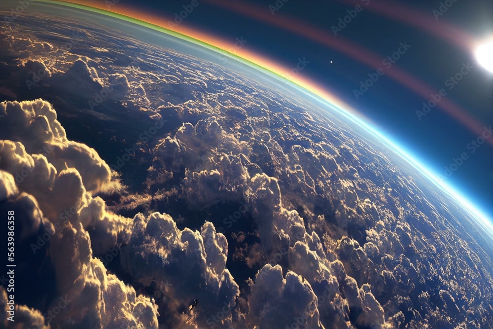 Panorama of clouds, HDRI, environment map , Round panorama, spherical ...