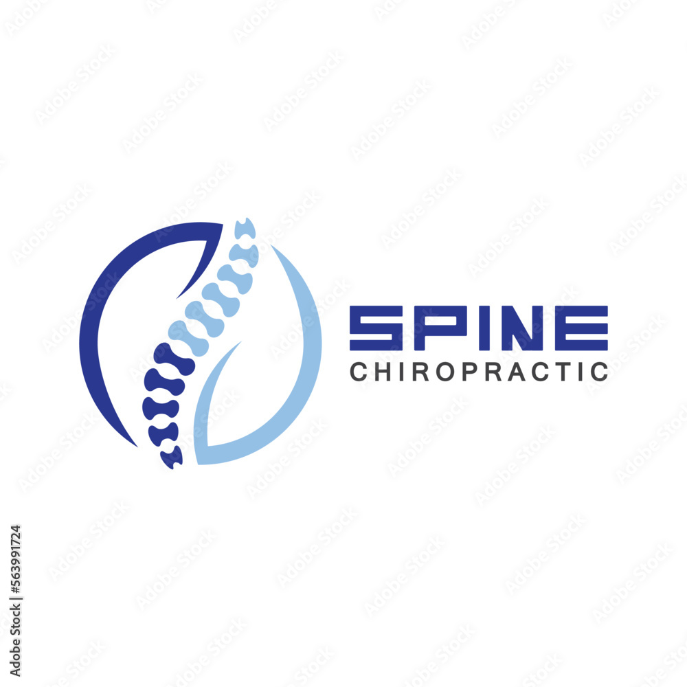 Spine logo vector illustration design template Stock Vector | Adobe Stock
