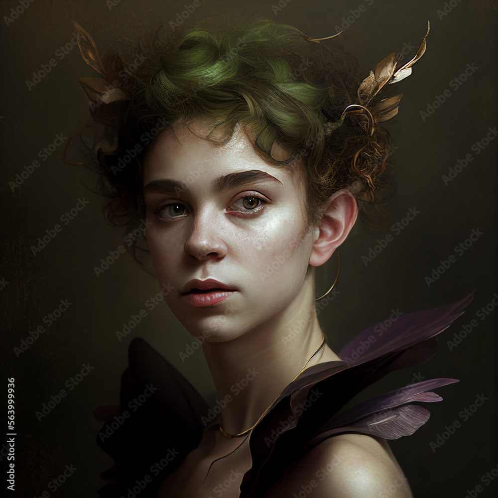 Transgender Non-Binary Faerie Fey Fairy Laurel Leaf Headdress DND ... Transgender Non-Binary Faerie Fey Fairy Laurel Leaf Headdress DND ...