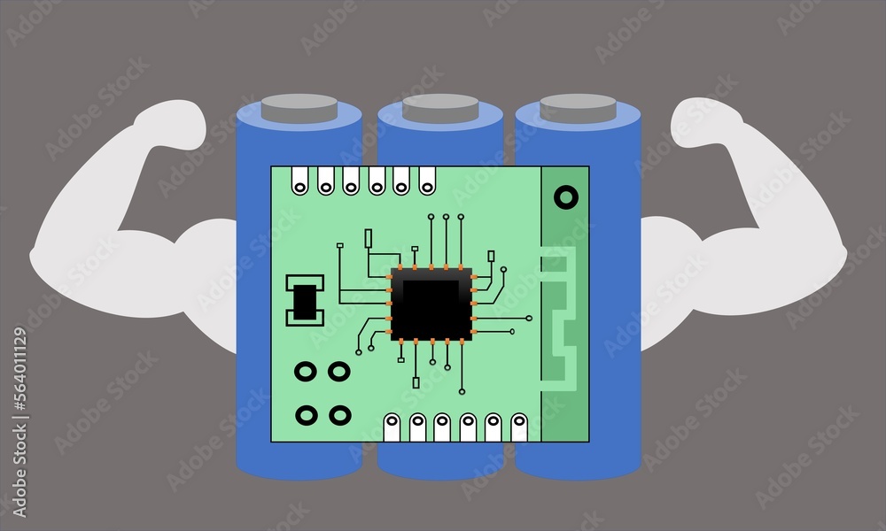 POWERFUL BMS BATTERY MANAGEMENT SYSTEM, electronic circuit board Stock ...