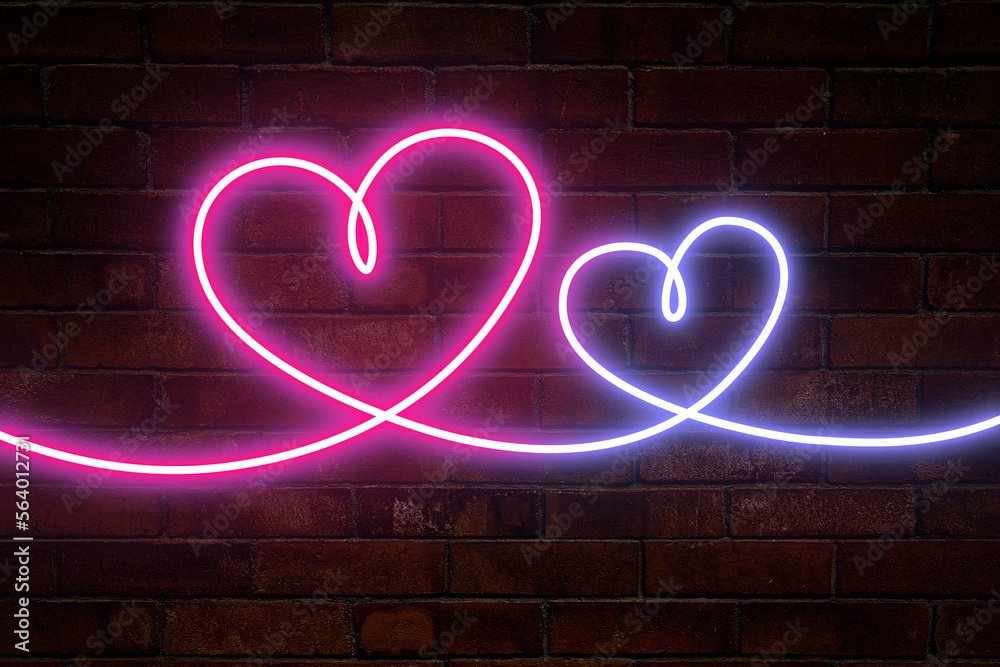 Neon Hearts