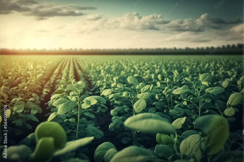 Soybean Field Background