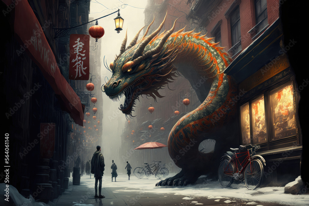 Dragon : A Symbol of Good Luck and Prosperity in Chinatown during ...