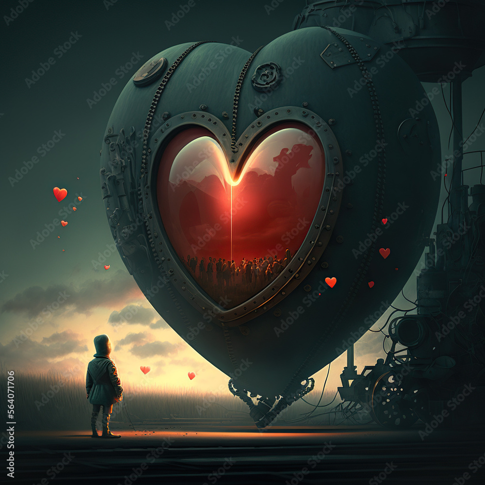 Exploring the Beauty of Realistic Giant Heart Sculpture: A symbol of ...