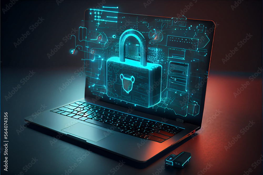 Cyber network concept, holding global network security. Safety, Closed ...