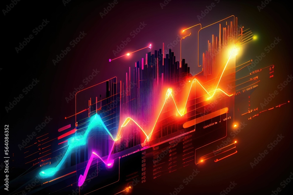abstract chart background Stock Illustration | Adobe Stock